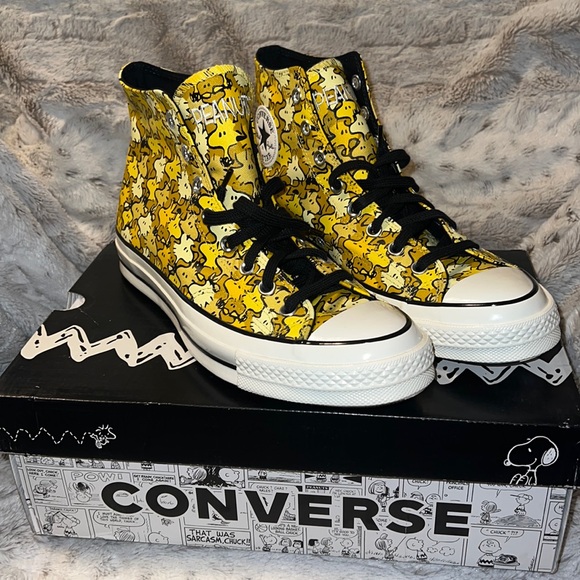 Converse | Shoes | Converse X Peanuts Allstar Hi Chuck Taylor Unisex ...